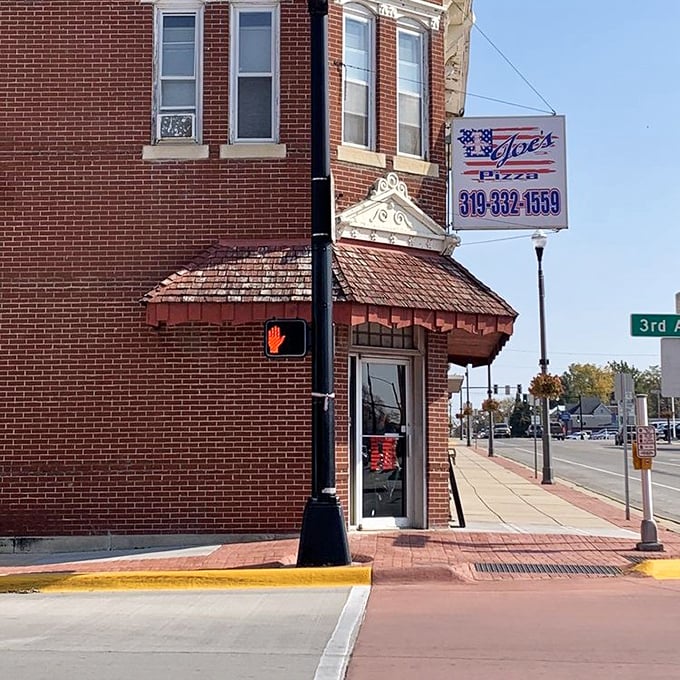 Joe's corner spot has that "been here forever" charm. The kind of place where pizza traditions are honored slice by delicious slice.