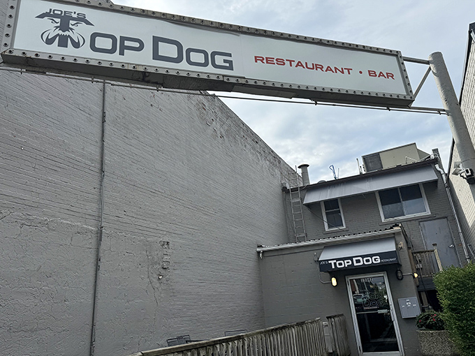 Joe's Top Dog hides in plain sight, but locals know this industrial-looking spot serves extraordinary dogs.