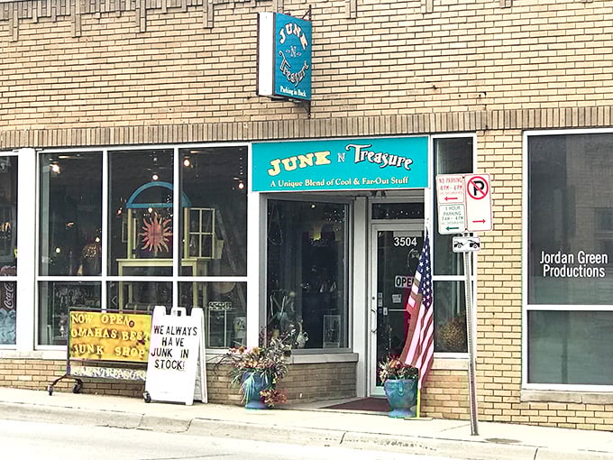 Junk-n-Treasure's colorful storefront on Leavenworth Street promises exactly what the name delivers perfectly. 