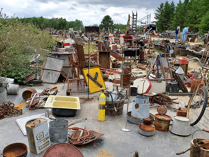 It's like someone's barn exploded in the most beautiful way possible &ndash; rust never looked so appealing.