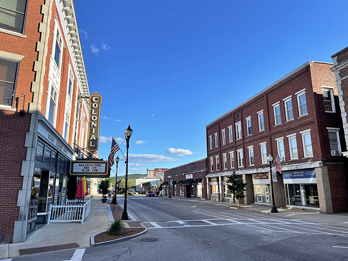 Laconia's historic downtown buildings house local shops and eateries where prices haven't caught up with the 21st century.