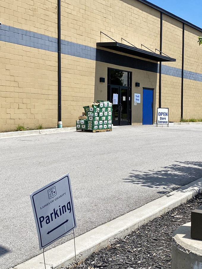 Ladies of Charity's unassuming entrance might not scream "shopping paradise," but the best treasures often hide in plain sight.