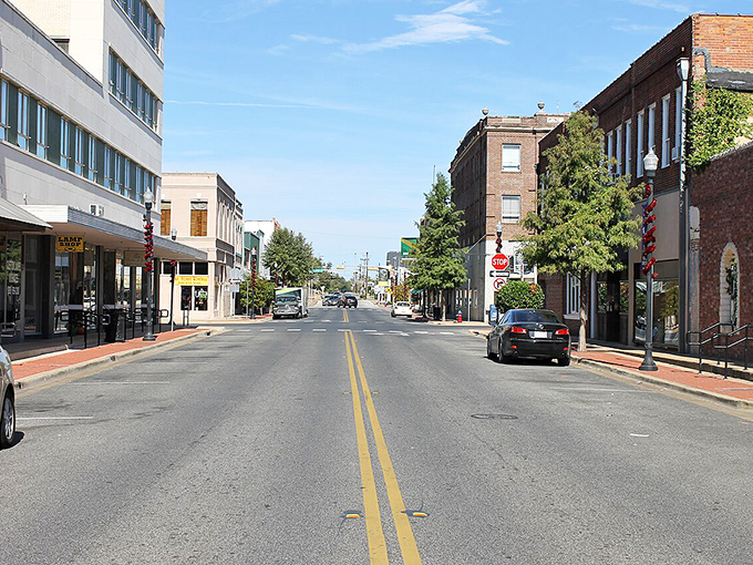 Main Street America at its finest - where neighbors still wave and businesses remember your name.