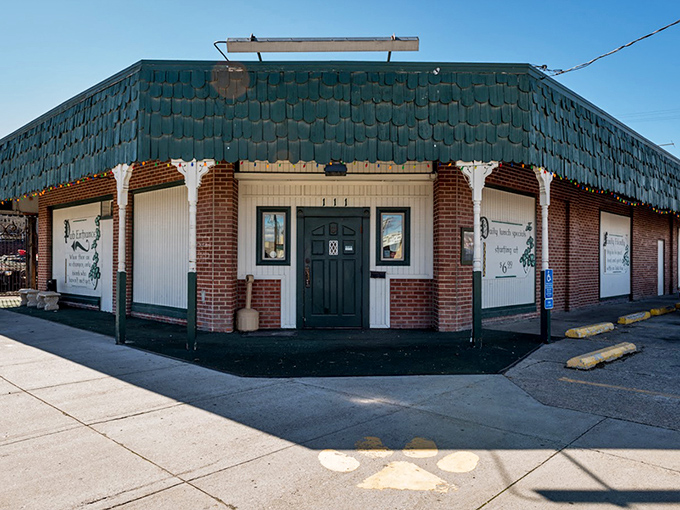 Corner buildings often hold the best secrets - this one's hiding steaks worth crossing state lines for.