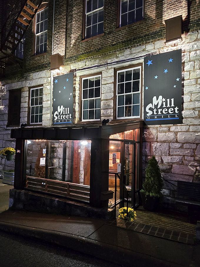 Historic Staunton stone meets modern steakhouse excellence in this beautifully preserved downtown building.