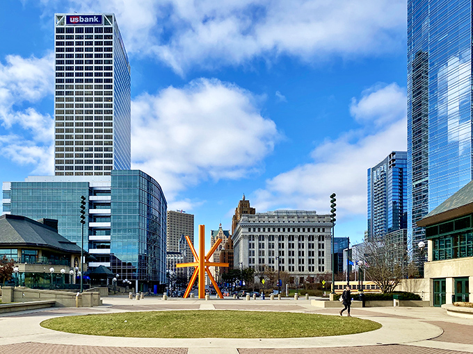 Milwaukee's downtown skyline rises like a testament to urban living that won't bankrupt your future.