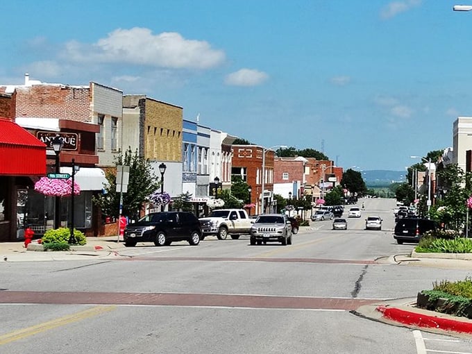 Nebraska City's tree-lined streets create natural tunnels of green that change beautifully with every season.