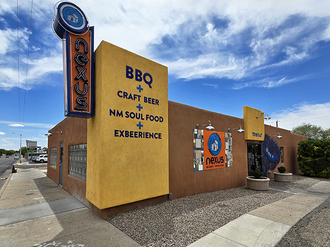 Nexus Blue Smokehouse's adobe walls house a brilliant BBQ-beer marriage. New Mexico soul food with craft brews&mdash;what's not to love?