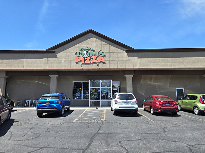 Papa Tom's unassuming exterior hides pizza treasures that locals have been keeping secret for years.