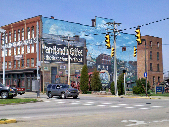 Parkersburg's stately buildings stand proud like distinguished gentlemen at a neighborhood gathering of old friends.