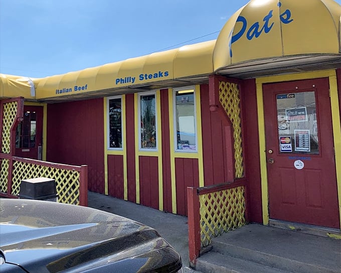 Pat's Chicago Dogs looks like a storybook cottage that happens to serve perfect Vienna beef treasures.