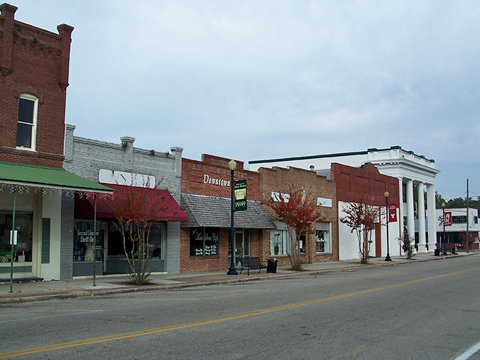 Small-town America thrives here, where local businesses still know your name and story.