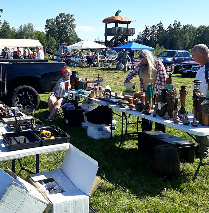 Organized chaos fills every corner where one person's clutter becomes another's perfect home decoration treasure.