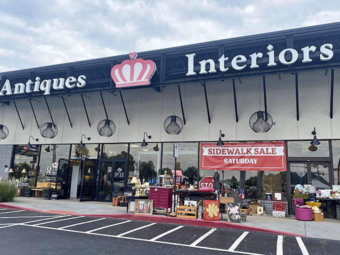 Saturday sidewalk sales turn treasure hunting into a neighborhood block party with endless possibilities and delightful surprises.