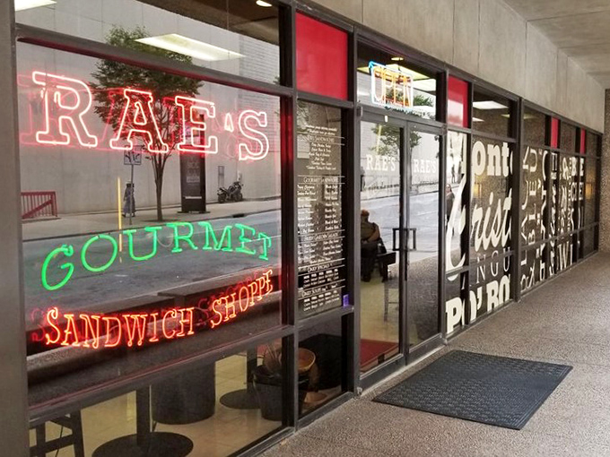 Neon lights and downtown energy - Rae's brings that classic diner vibe to modern Nashville living.