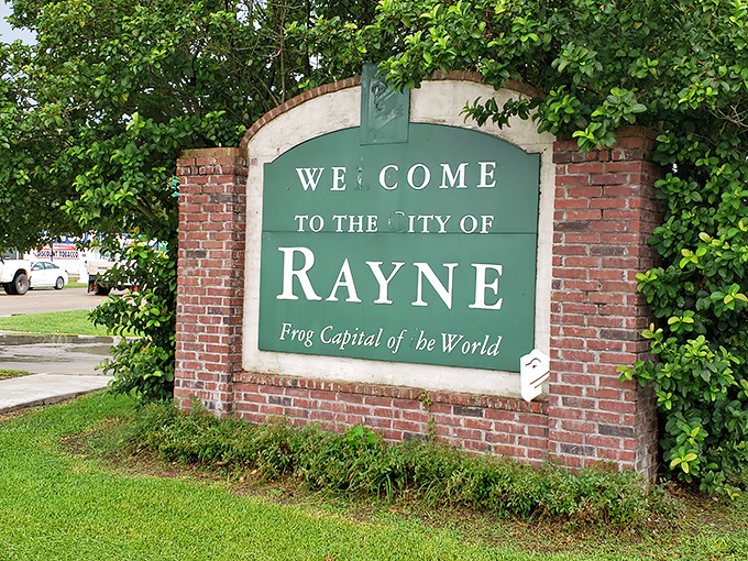 Rayne welcomes visitors with a charming sign declaring itself the "Frog Capital of the World" &ndash; hop on over for affordable living!