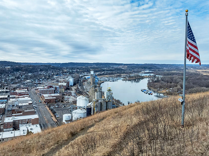 Red Wing spreads along the Mississippi like America's most photogenic river town should.