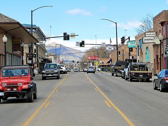 Brick buildings and mountain views frame a town where your morning walk feels like a daily vacation.