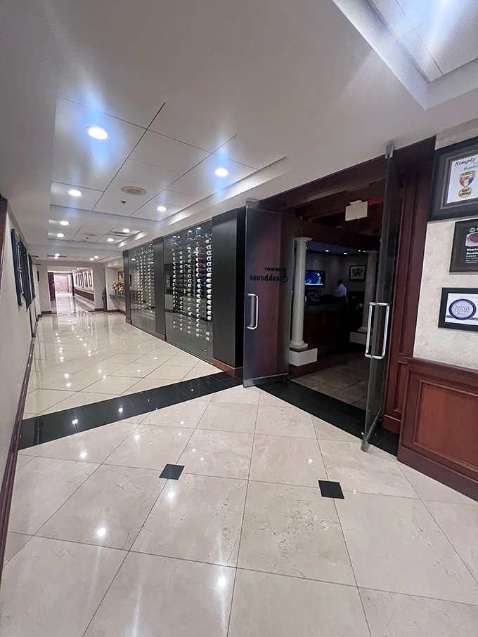 Riverfront's sleek interior belongs in a design magazine, but the aroma of sizzling beef quickly reminds you why you're here.