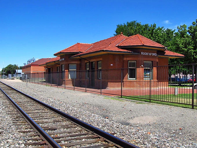 Rocky Ford's classic train depot stands as a reminder when towns were built on honest work and fair prices.