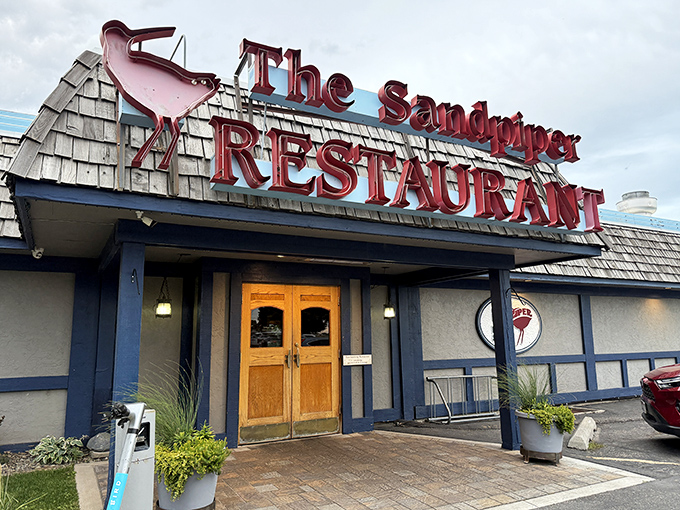 The Sandpiper's iconic sign has guided hungry travelers to seafood bliss in Idaho Falls for generations.