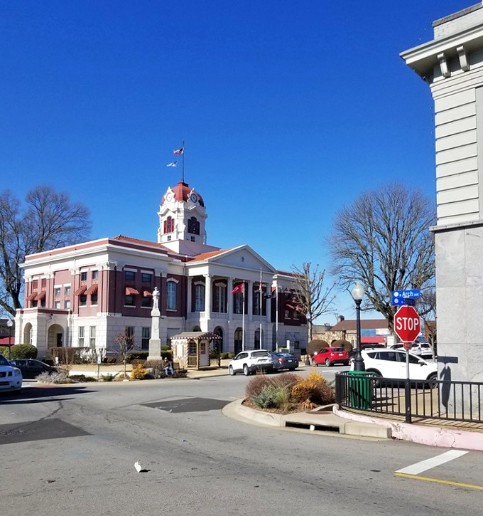 Searcy's town square radiates the kind of warmth that makes strangers feel like long-lost friends returning home.