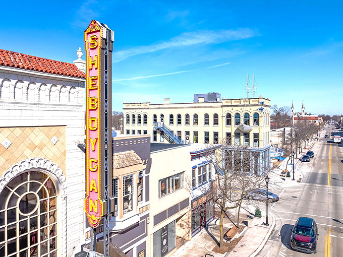 That beautiful aerial view of Sheboygan's waterfront isn't just pretty&mdash;it's a budget-friendly paradise where $1,950 a month goes surprisingly far.
