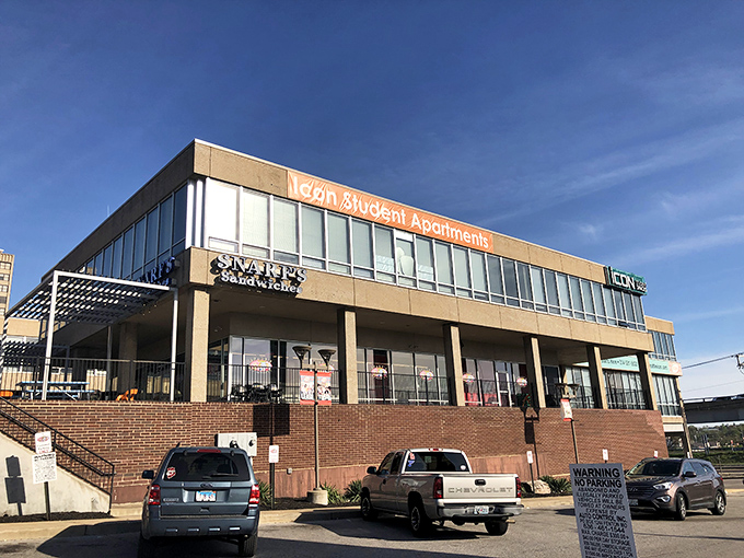 Modern glass meets timeless sandwich craft in this Grand Boulevard gem that gets it right.