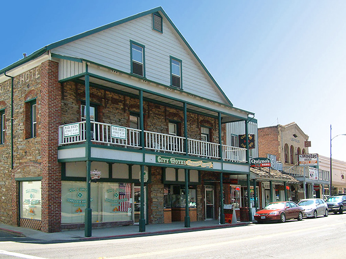 Sonora's historic Main Street bustles with Gold Rush architecture, where past and present shake hands daily.