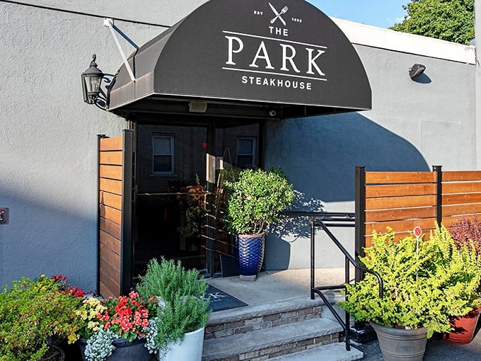 The Park Steakhouse's modest awning is like a secret handshake – only those in-the-know recognize greatness awaits inside.