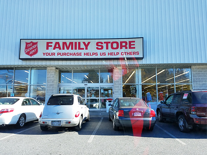 The Salvation Army's sprawling blue warehouse proves that doing good never goes out of style.