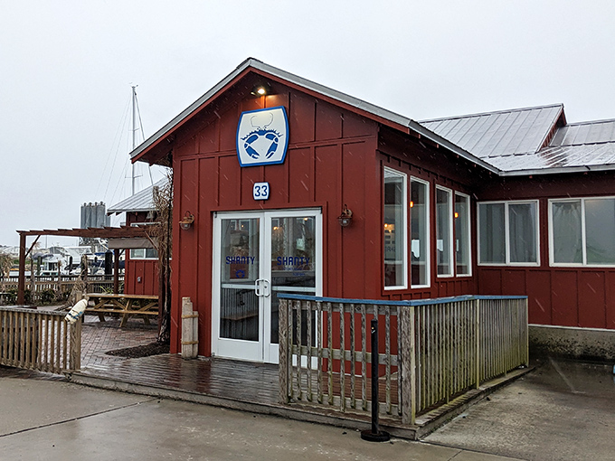 The Shanty's waterfront deck is where time slows down and seafood tastes better with every passing boat.