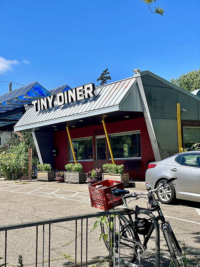 Don't let the name fool you&mdash;Tiny Diner's impact on both your taste buds and the environment is anything but small.
