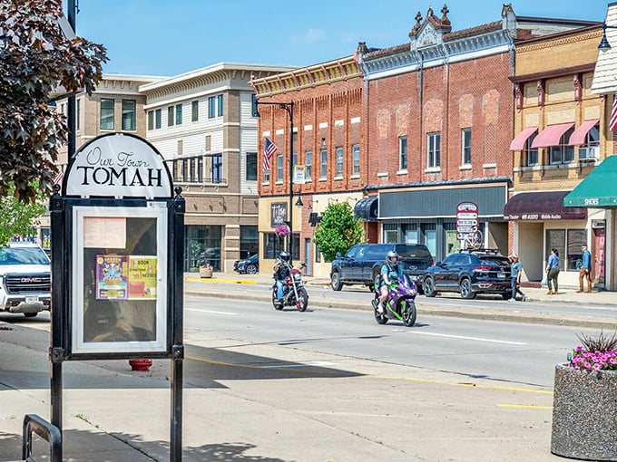 Tomah's welcoming sign invites you to discover a town where your Social Security check covers more than just the basics.