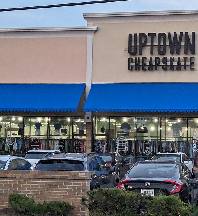 Uptown Cheapskate's trendy exterior reflects its mission to make fashion-forward finds accessible to style-conscious shoppers everywhere.
