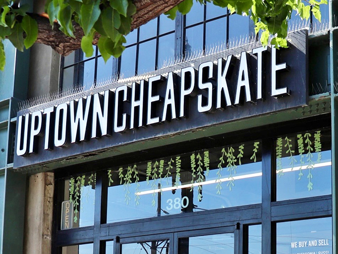 Urban thrifting with a side of greenery. Uptown Cheapskate downtown brings plant life and fashion finds to Salt Lake City's concrete jungle.