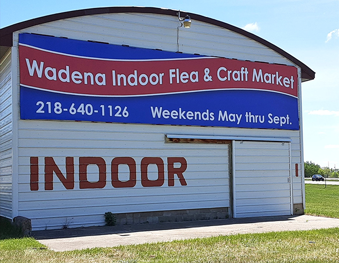Indoor comfort meets vintage charm where roller skating signs and Frostie displays remind you when shopping was pure fun.