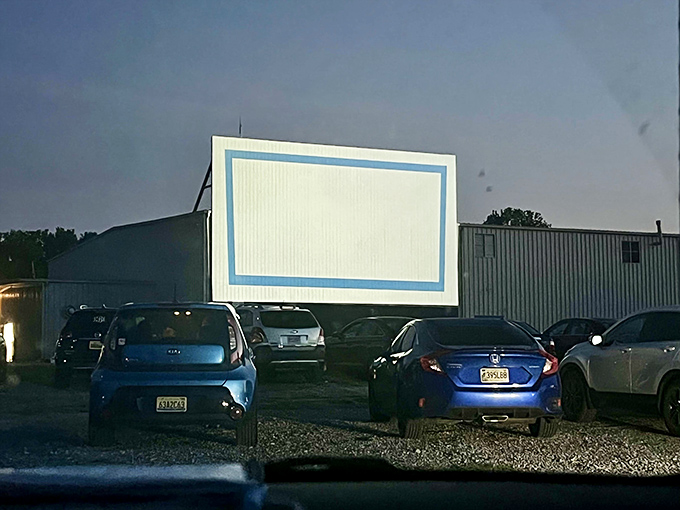 Gravel lot, big dreams. The Warhouse Drive-In proves movie magic doesn't need fancy surroundings to cast its spell.