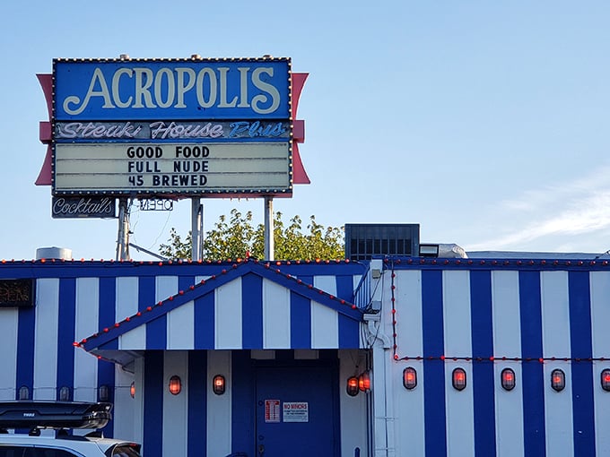 "Good Food" indeed &ndash; this Portland landmark's sign tells only part of the story of what awaits inside.