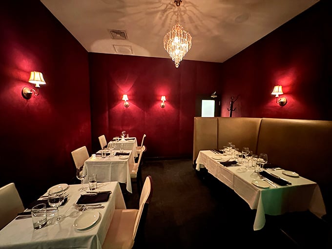 Bogie's intimate dining room feels like a secret club where the password is "medium-rare" and everyone's in on the delicious conspiracy.