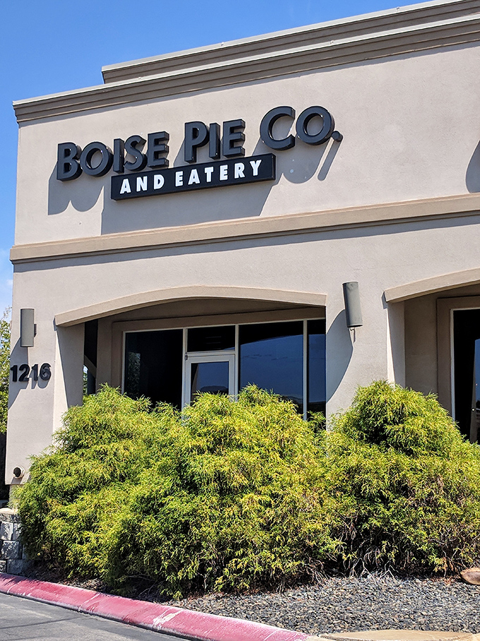 That sleek exterior promises innovation, but inside you'll find pies that would make your grandmother proud and jealous. 