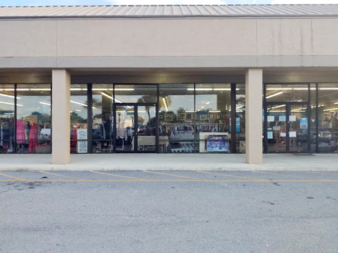 Clean lines and organized displays promise a pleasant browsing experience where every purchase supports local youth programs.