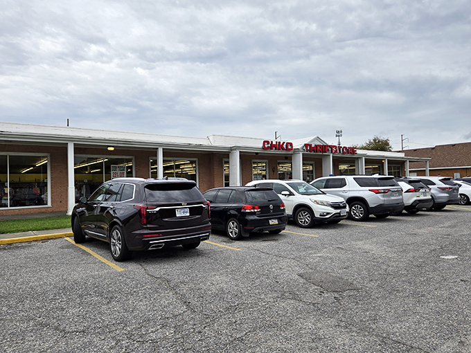 When cars fill the lot like this, you know Virginia Beach shoppers have discovered something truly special inside.
