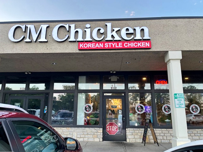 Modern storefront, ancient frying wisdom&mdash;sometimes the best fusion happens when cultures meet over hot oil.