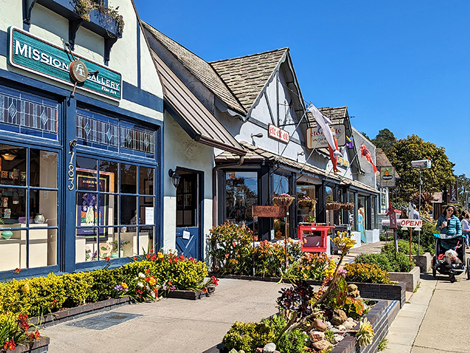 Cambria's misty coastal atmosphere feels like a Scottish village that wandered into sunny California.