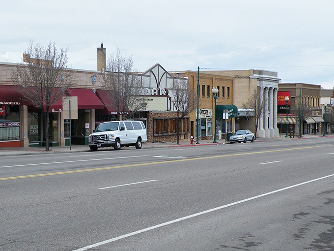 Wide streets and welcoming storefronts make exploring Cedar City's downtown as easy as finding red rocks in southern Utah.