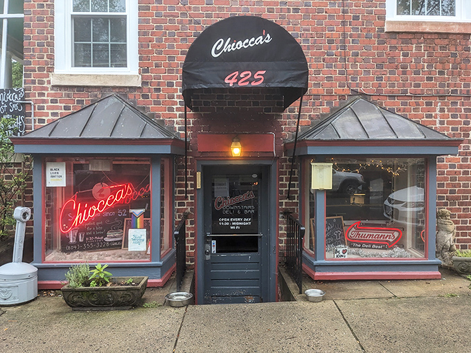 That glowing neon sign in Chiocca's window has been beckoning sandwich lovers for decades. Some calls are impossible to resist.