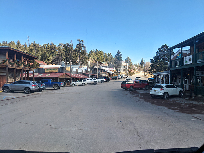 Even summer, Cloudcroft's downtown charms visitors with that perfect mountain town vibe we all crave secretly.