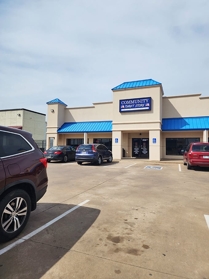 This modern facade hides old-fashioned values where community spirit meets incredible bargain hunting opportunities.