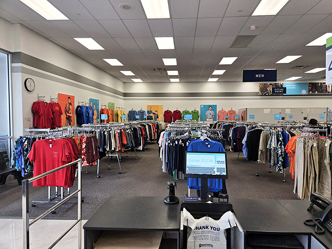 Bright, organized displays make browsing feel more like treasure hunting than ordinary shopping here.